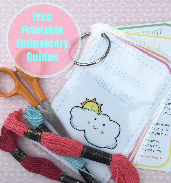 Free Embroidery Guide Collection 2 – Make Time Together