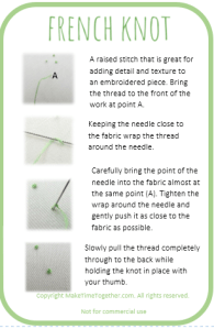Printable Embroidery Stitch Guides – Make Time Together