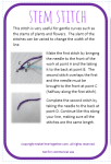 Printable Embroidery Stitch Guides – Make Time Together
